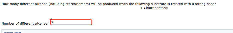 Solved How many different alkenes (including stereoisomers) | Chegg.com