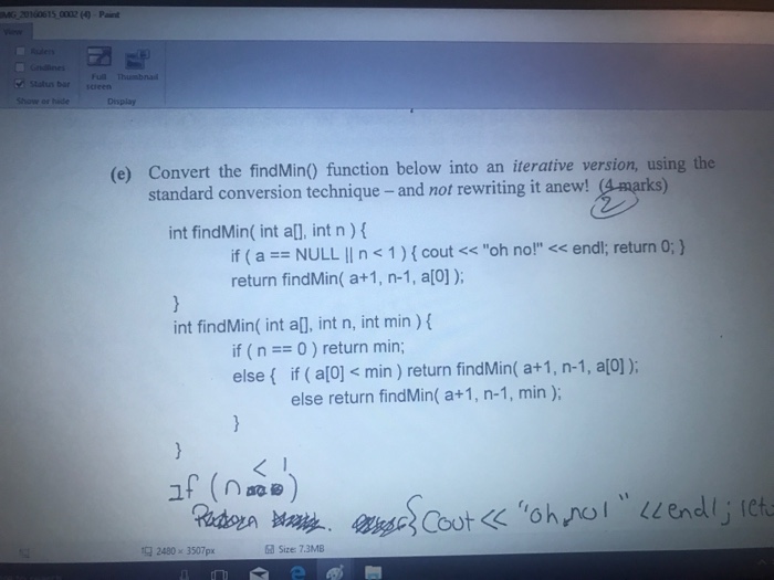 Solved MG 20160615 0002 (0) Paint Full Thumbna tats bar | Chegg.com