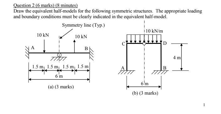 Solved Draw the equivalent half-models for the following | Chegg.com