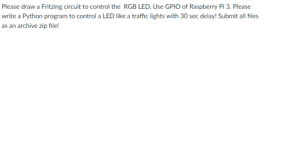 Please draw a Fritzing circuit to control the RGB | Chegg.com