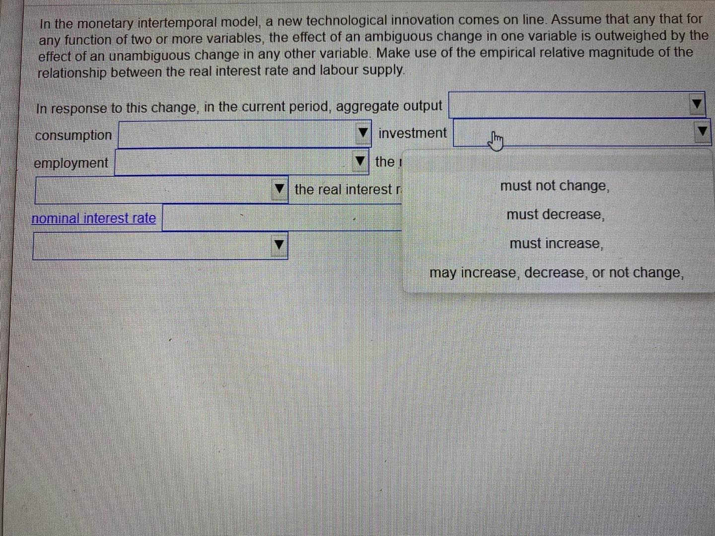 Solved In the monetary intertemporal model, a new | Chegg.com