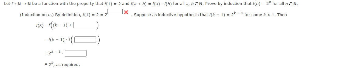 Solved Let f:N→N be a function with the property that f(1)=2 | Chegg.com