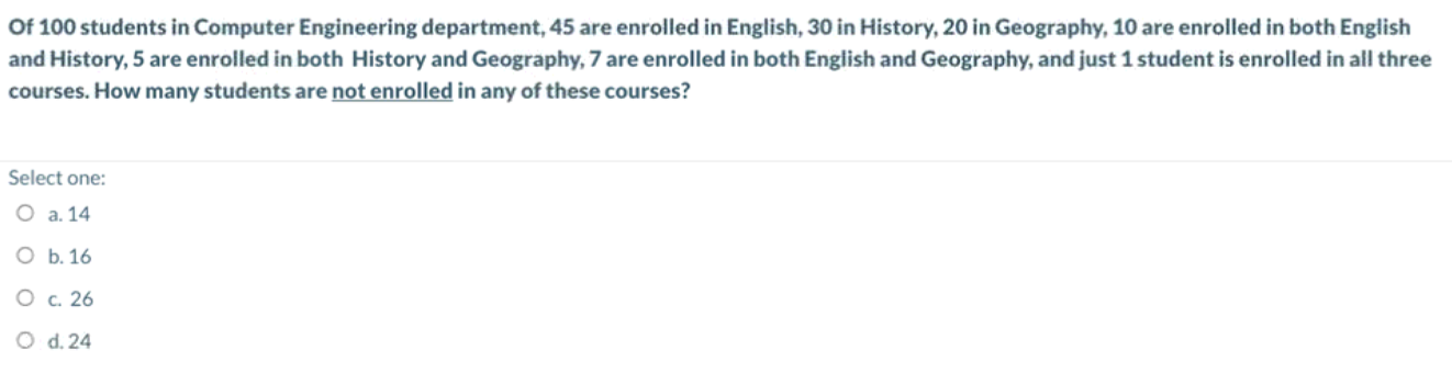 Solved Of 100 students in Computer Engineering department, | Chegg.com