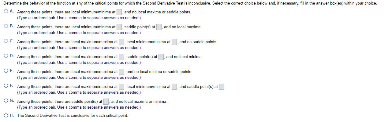 Test is inconclusive, determine the behavior of the
