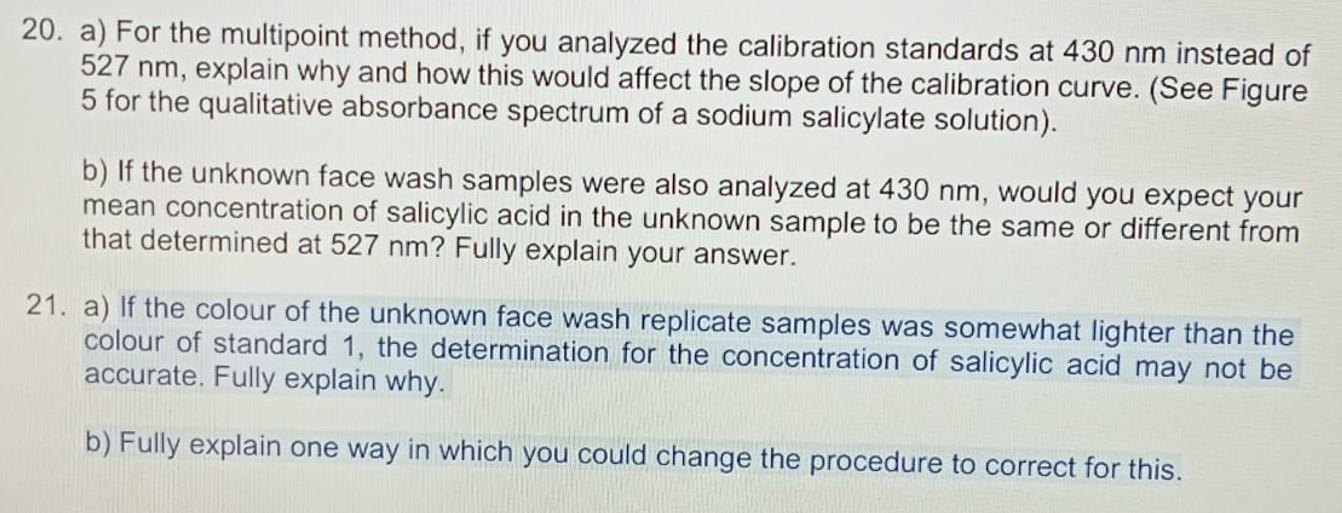 Solved a) For the multipoint method, if you analyzed the | Chegg.com
