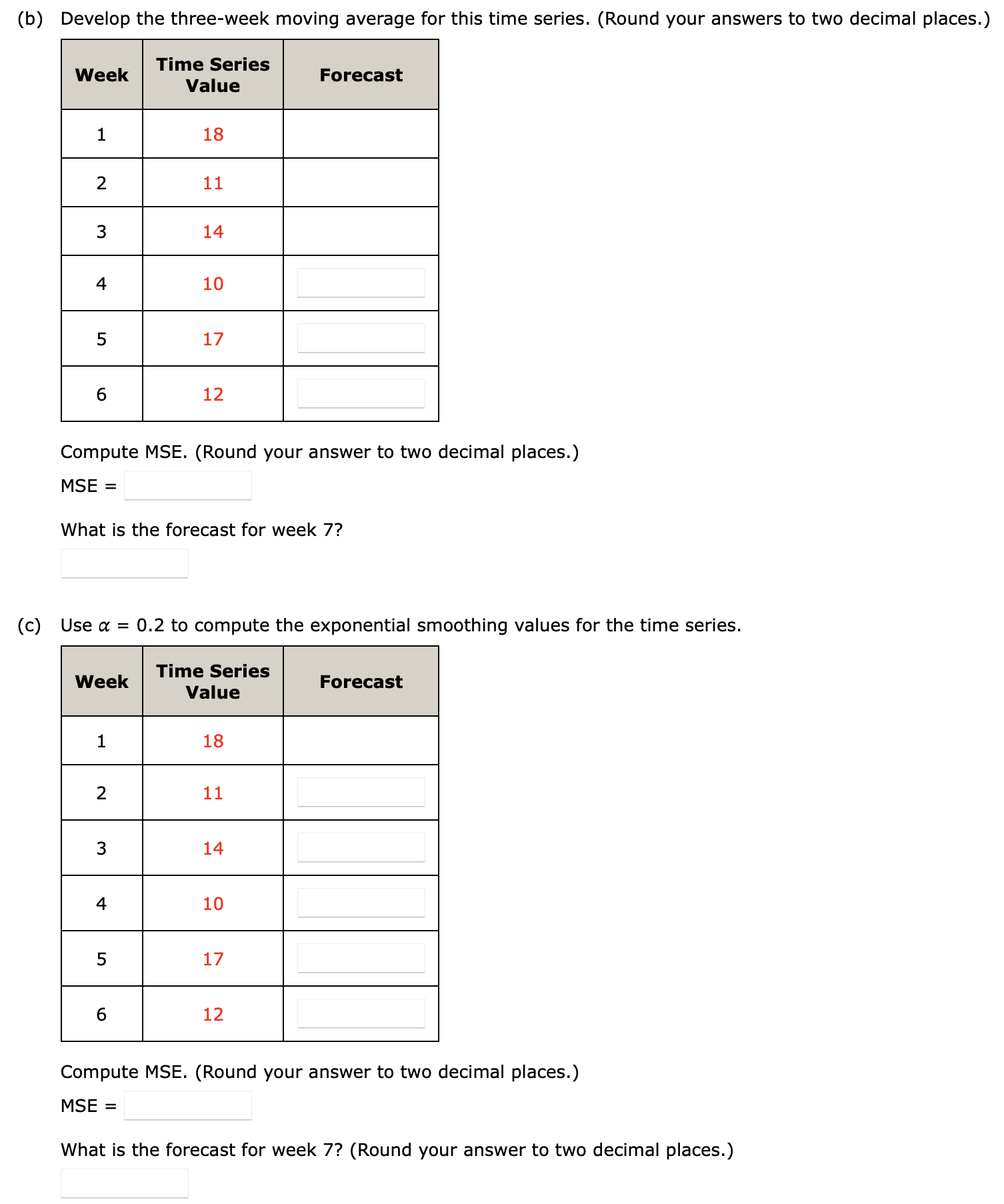 Solved (a) Construct a time series plot. What type of | Chegg.com