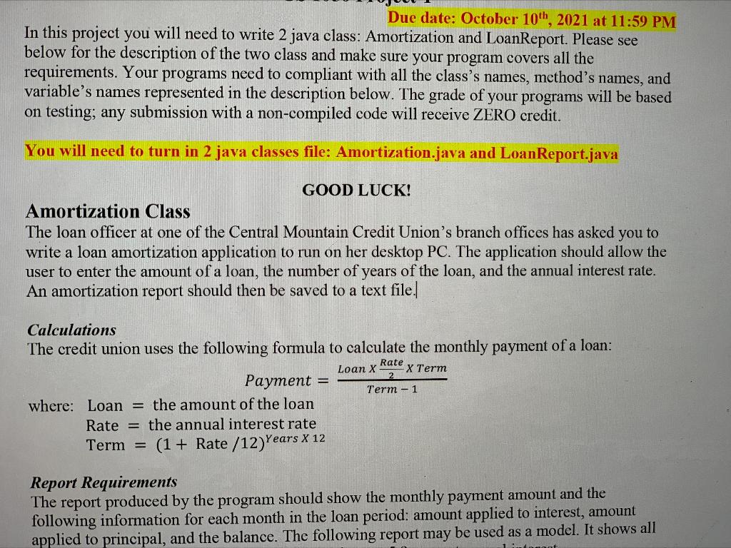 Solved Due date: October 10th, 2021 at 11:59 PM In this | Chegg.com