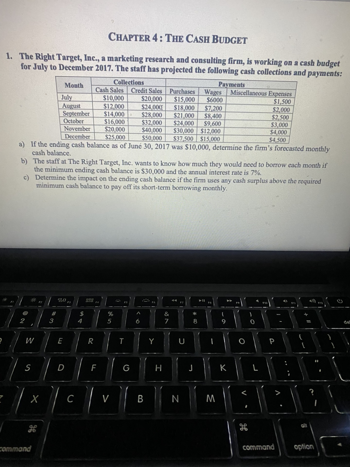 Solved ONLY IN EXCEL PLEASE I NEED FORMULAS. I ONLY NEED C. | Chegg.com