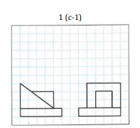 Solved Given the two views, draw the missing view. This can | Chegg.com