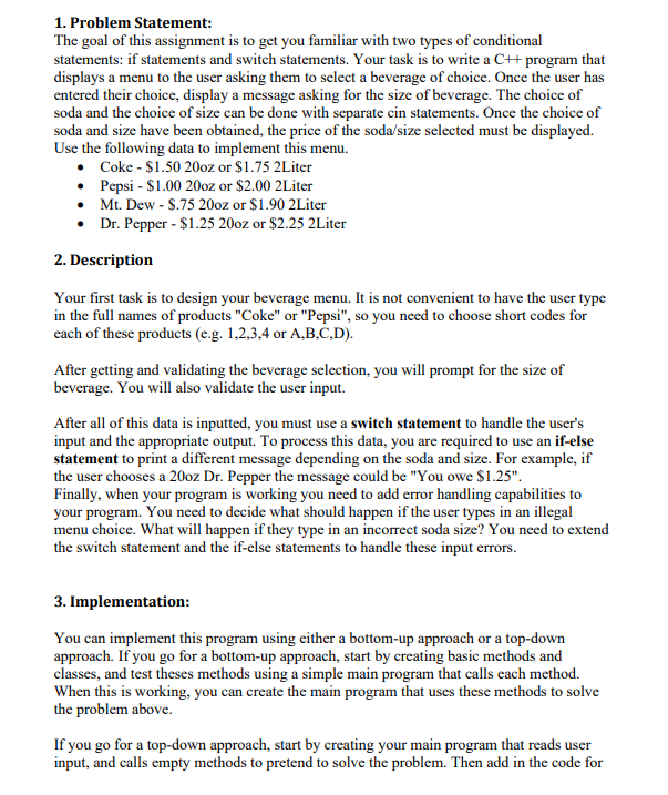 Solved Need help with a C++ project. Here are the | Chegg.com