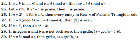 Solved 24. If a = b (mod n) and c= d (mod n), then ac = bd | Chegg.com