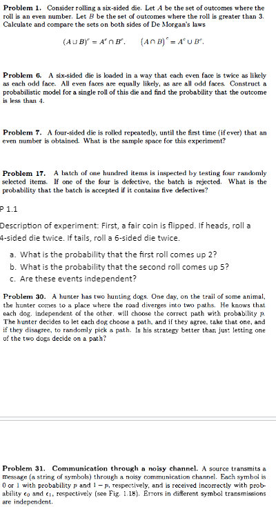 Solved Problem 31. ﻿Communication through a noisy channel. A | Chegg.com