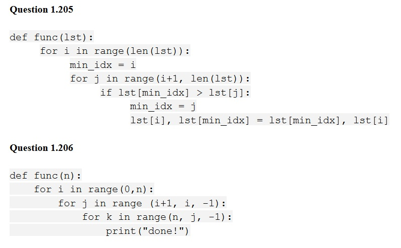 Solved Kinds of Growth Here are some common orders of | Chegg.com