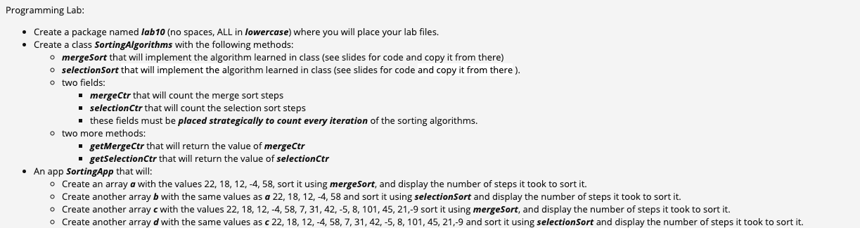 Solved Please use Java Eclipse Ide only and add all the | Chegg.com