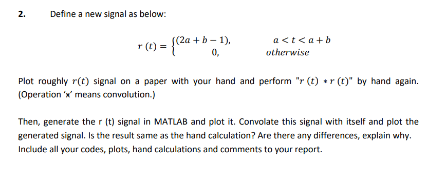 Solved Define a new signal as below:r(t)r(t)**r(t)**r(t) | Chegg.com