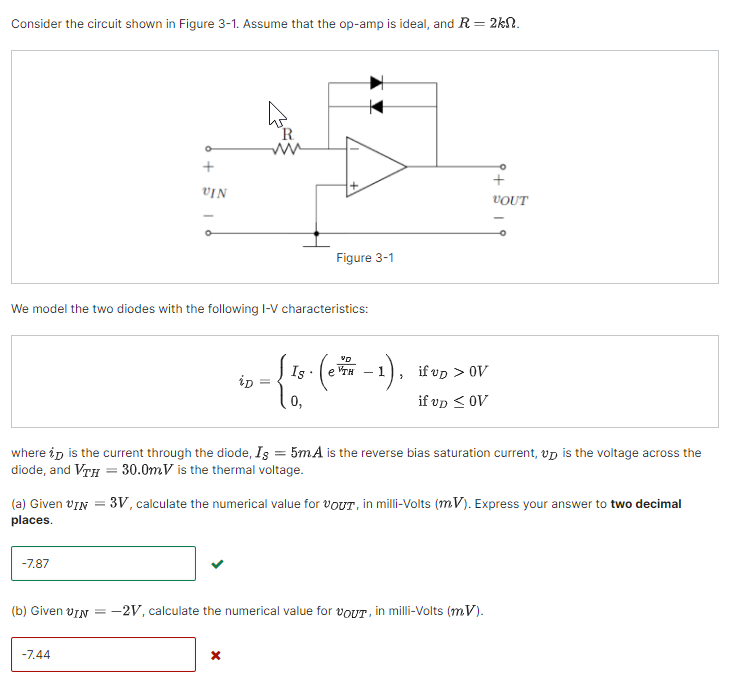 [Solved]: Consider the circuit shown in Figure 3-1. Assume