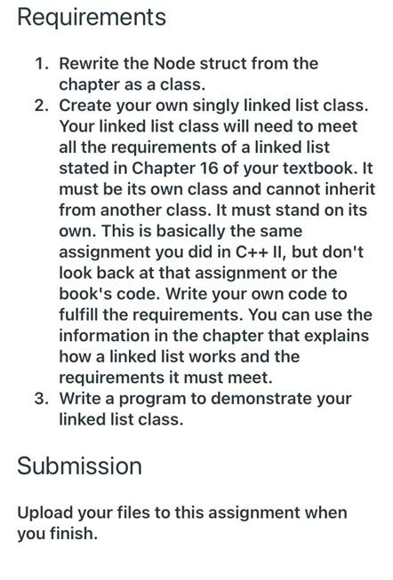 Solved Submission Types File Upload File Types h or cpp | Chegg.com