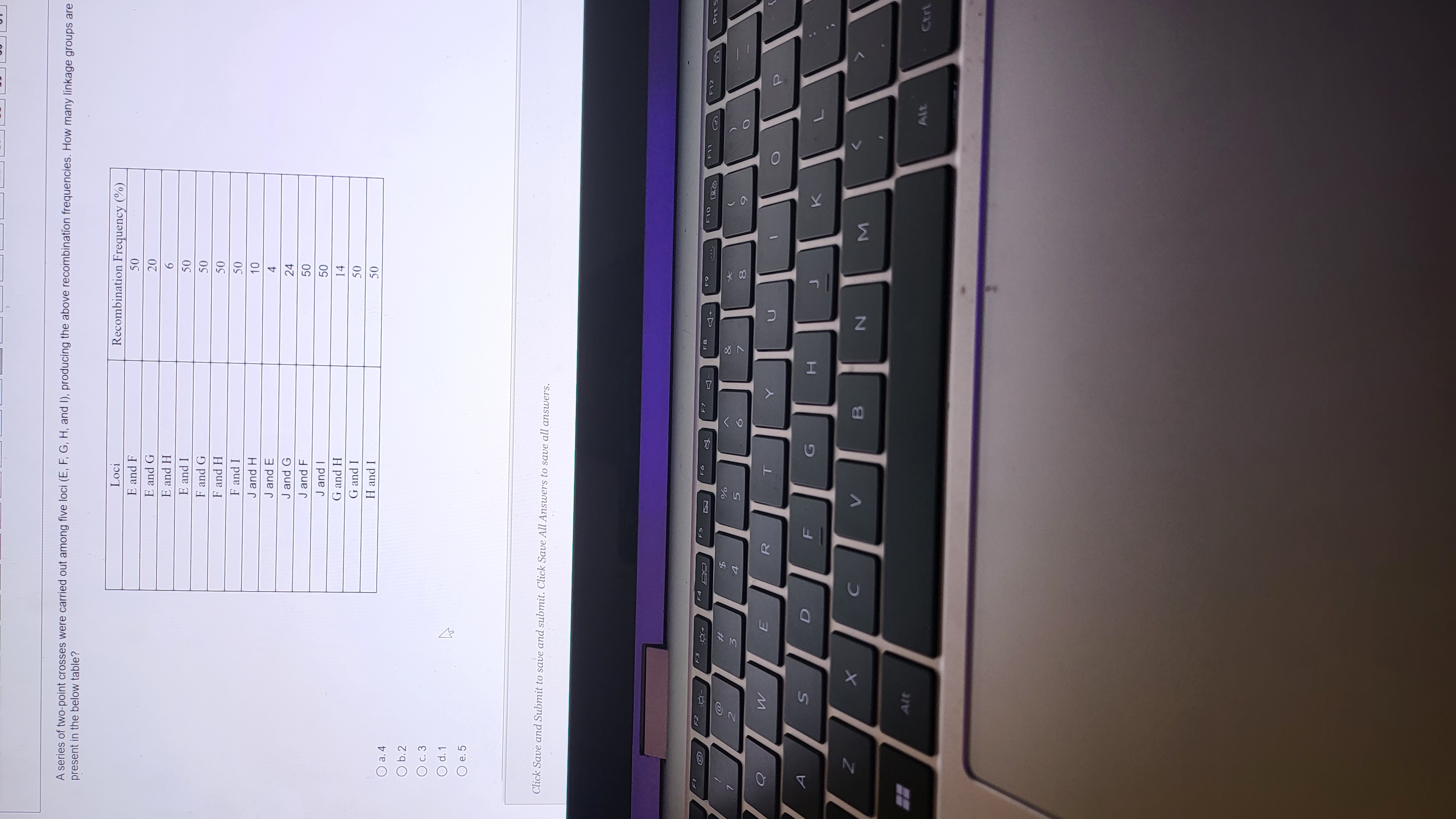 Solved A series of two-point crosses were carried out among | Chegg.com