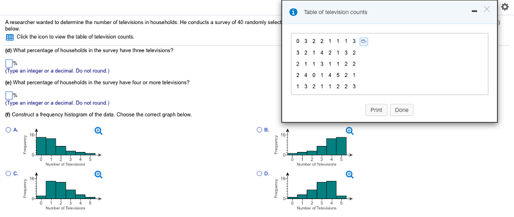 Solved A Researcher Wanted To Determine The Number Of