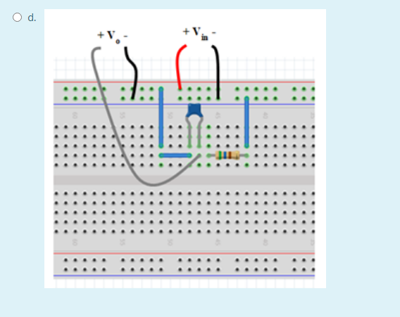 Solved Which breadboard setup shows the correct | Chegg.com