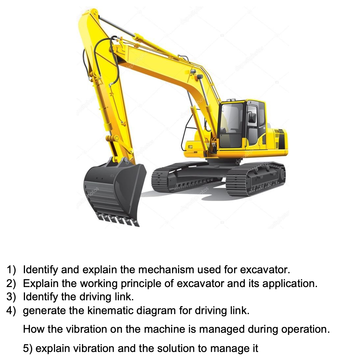 Solved 1) Identify and explain the mechanism used for | Chegg.com