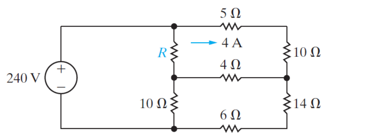 Solved For the circuit shown above : (a) Find R(by using | Chegg.com