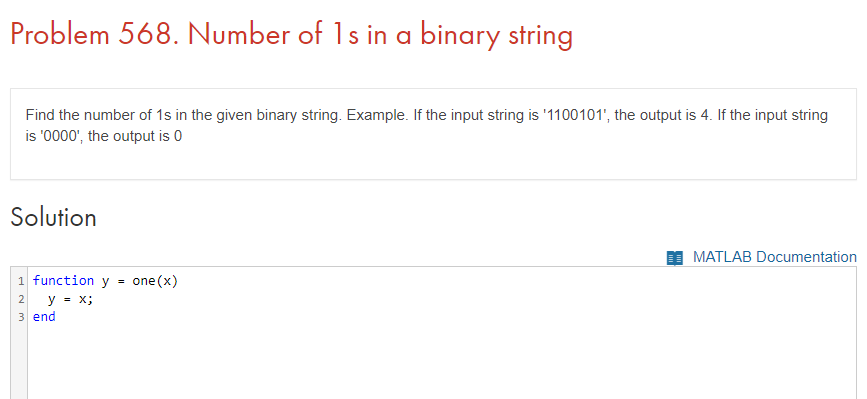 Solved Problem 568 Number Of 1s In A Binary String Find The Chegg