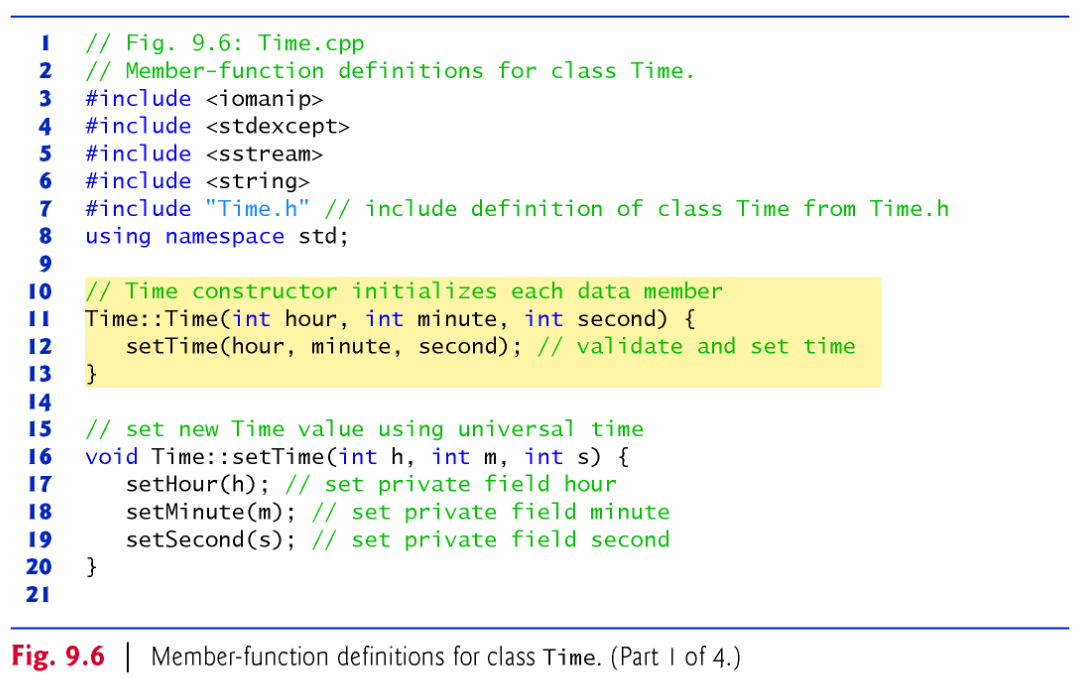 Solved 9.7 (Enhancing Class Time) Modify the Time class of | Chegg.com