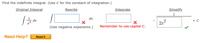 Solved Find the indefinite integral. (Use C for the constant | Chegg.com