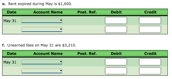 Solved Comprehensive Problem 1 Part 4 and Part 6: The | Chegg.com