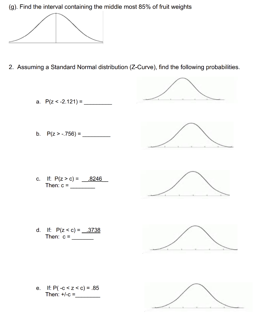 Solved Solve the following problems using the normal curve. | Chegg.com