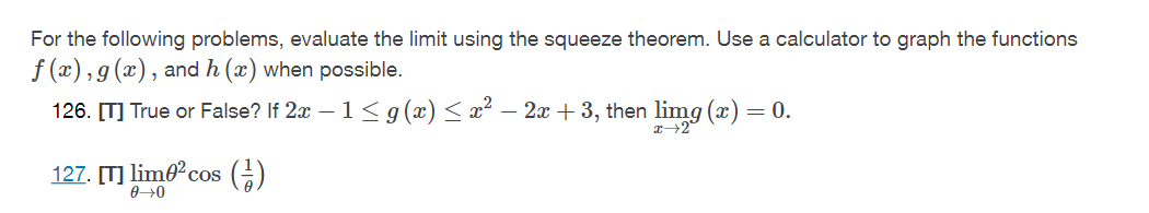 Solved In the following exercises, assume that | Chegg.com