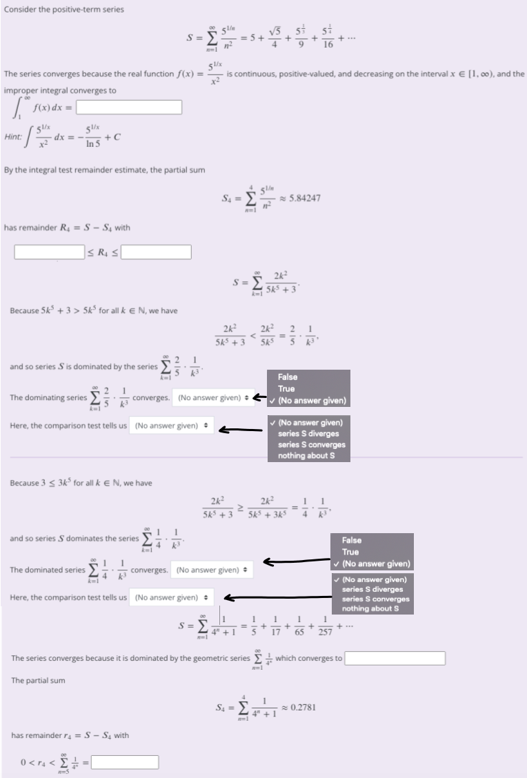 Solved Consider the positive-term series | Chegg.com