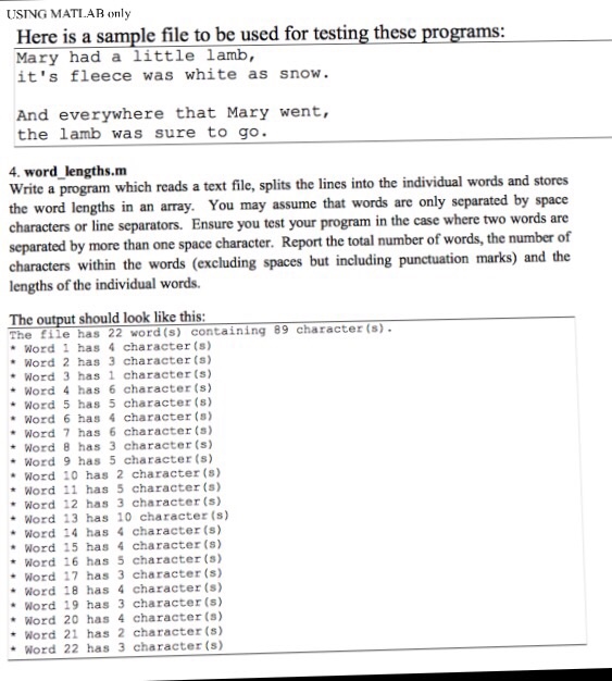 Solved Mary had a little lamb, it's fleece was white as | Chegg.com