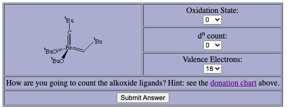 Solved What is the oxidation state, d electron count, and | Chegg.com