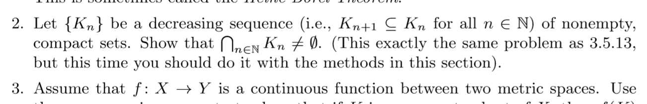 Solved 1 110 1011011C WTCU UTC 110DC DOI TOTO. 2. Let {Kn} | Chegg.com