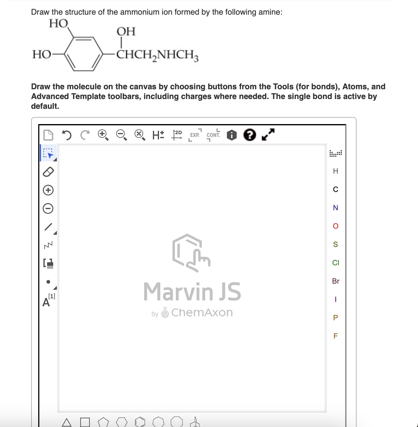 Solved Draw the structure of the ammonium ion formed by the | Chegg.com