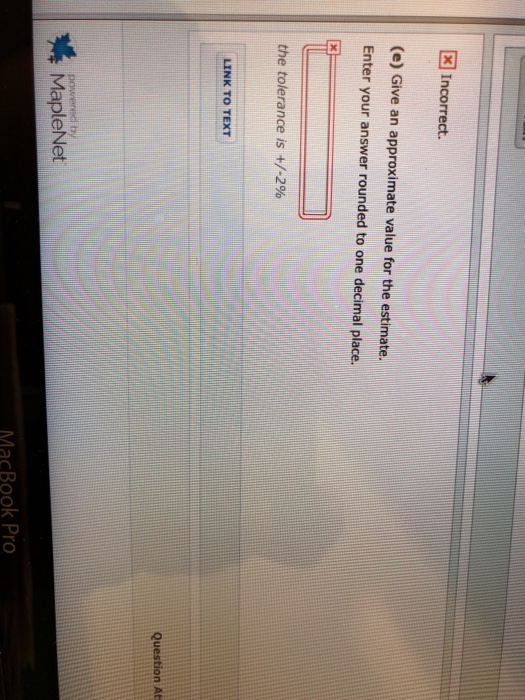 Solved Help I S Chapter 5, Section 5.1, Question 002 The | Chegg.com