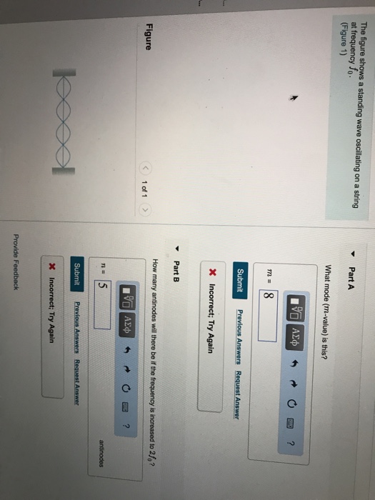 Solved The figure shows a standing wave oscillating on a | Chegg.com