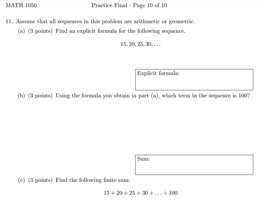 Solved Assume that all sequences in this problem are | Chegg.com
