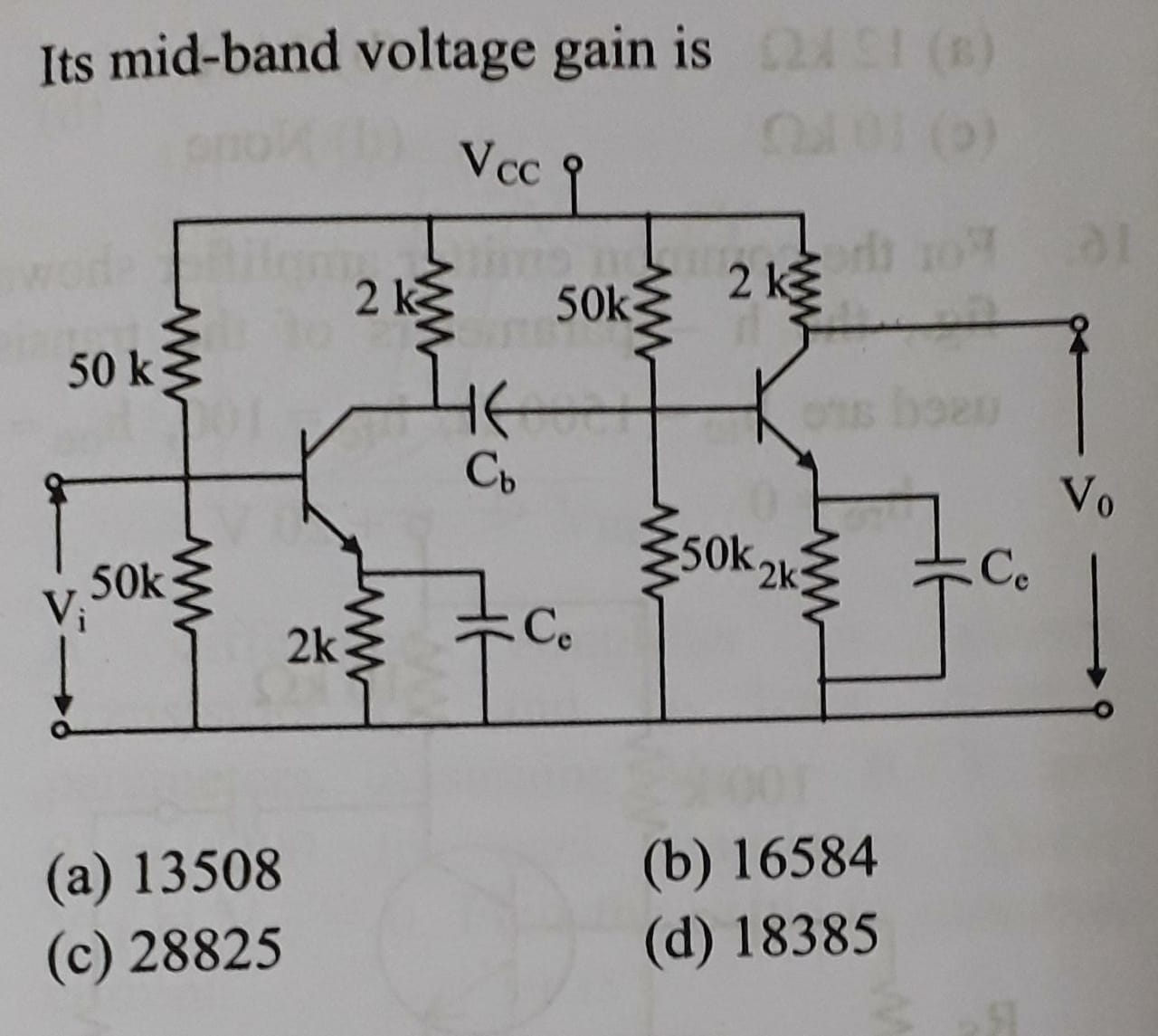 Solved by an EXPERT How to find the midband gain of this setup, explain ...