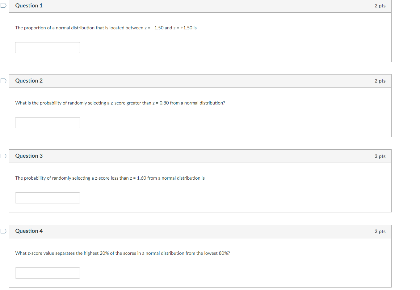 Solved The proportion of a normal distribution that is | Chegg.com