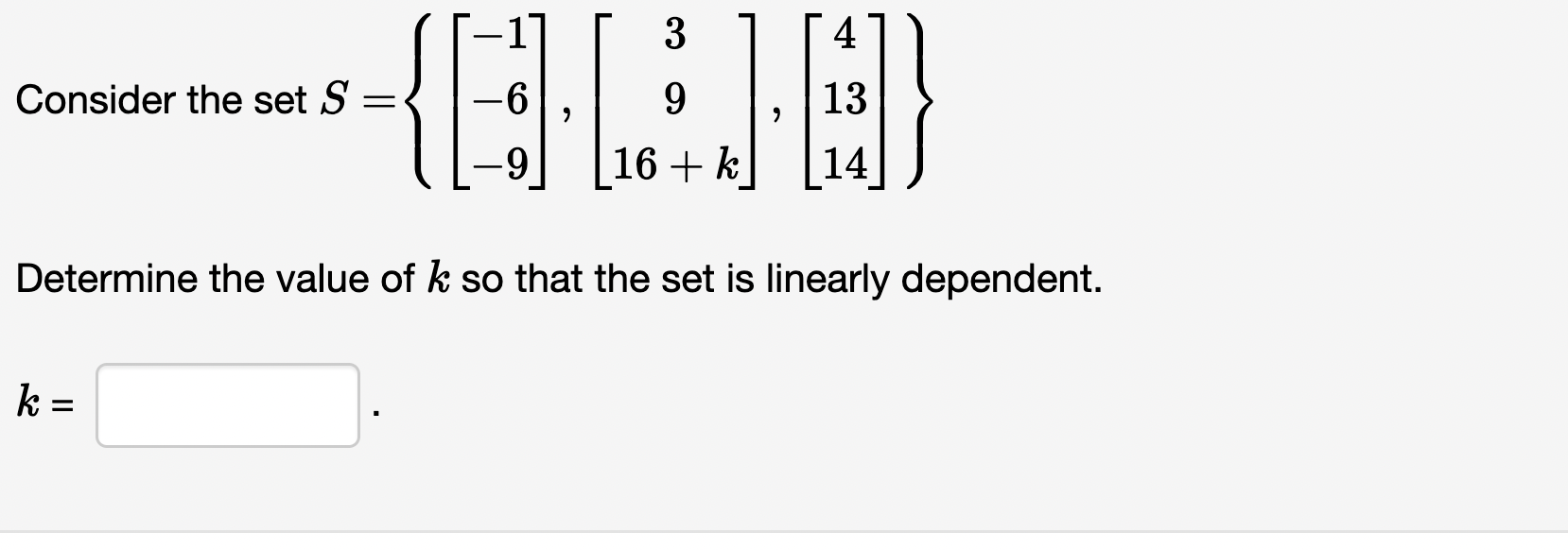 Solved Consider the set | Chegg.com