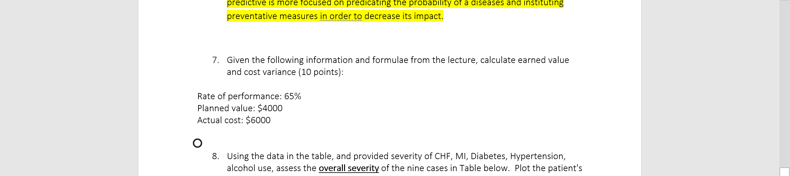 Solved predictive is more focused on predicating the | Chegg.com
