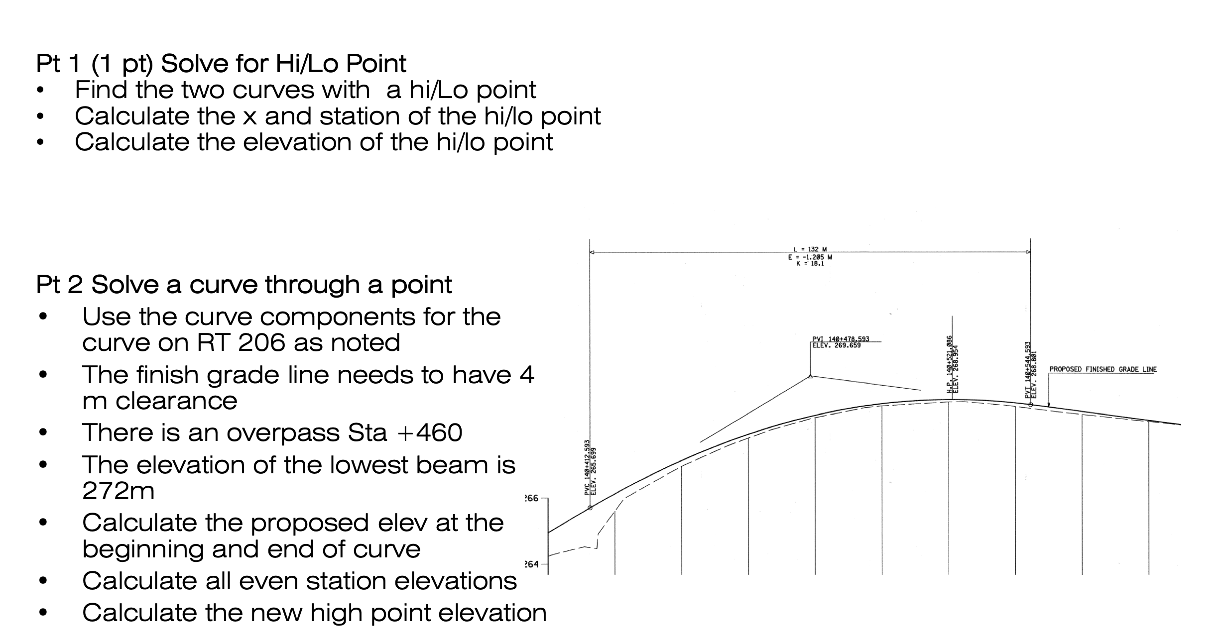 Solved Pt 1 (1 pt) Solve for Hi/Lo Point - Find the two | Chegg.com