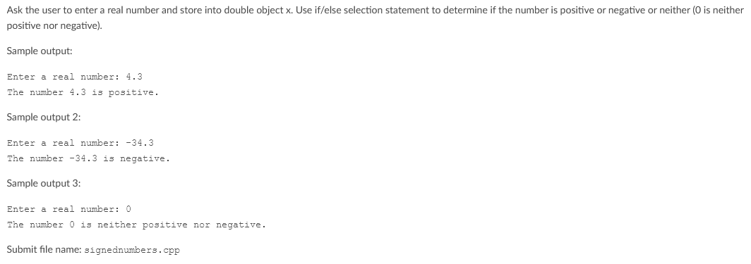 Solved This is for C++ using the "if" and "else" | Chegg.com