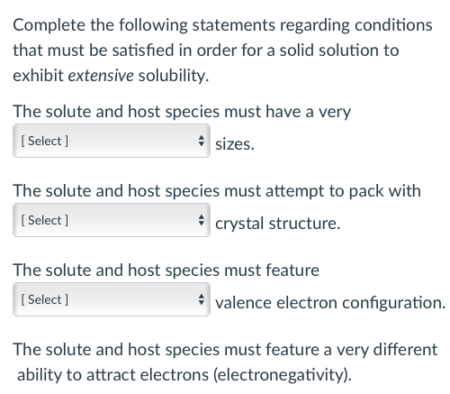 Solved Complete the following statements regarding | Chegg.com