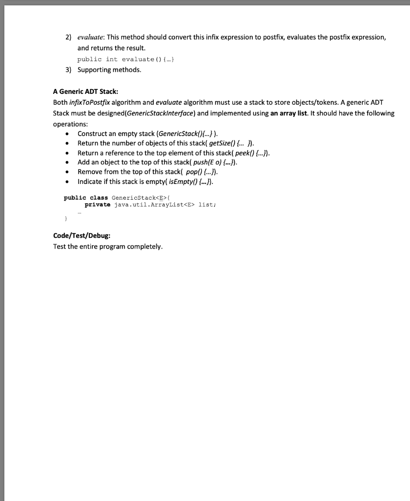 Part IV: Project description Note to students who are | Chegg.com