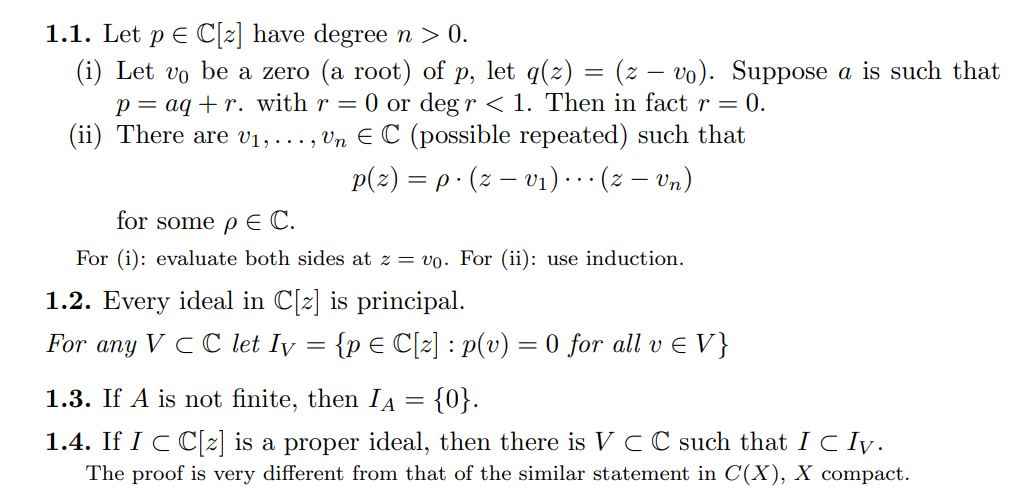 Solved Please prove statement 1.5. Do not prove anything | Chegg.com