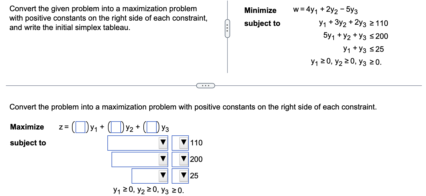 Solved Consider the problem to the right. (a) Restate the | Chegg.com
